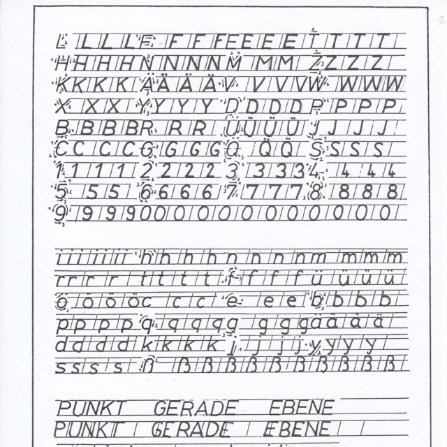 Tuschearbeiten aus GZ - 3. Klasse - MS 2 Wörgl